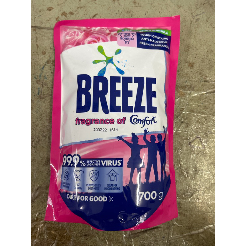 Breeze Liquid Detergent 2 In 1 Fragrance of Comfort Big Refill 700g ...
