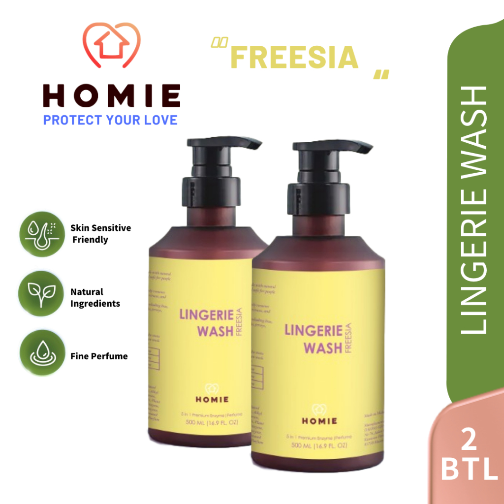 Homie Enzyme Anti-Bacterial Perfume Lingerie Wash (Value Pack - 2 BTL ...