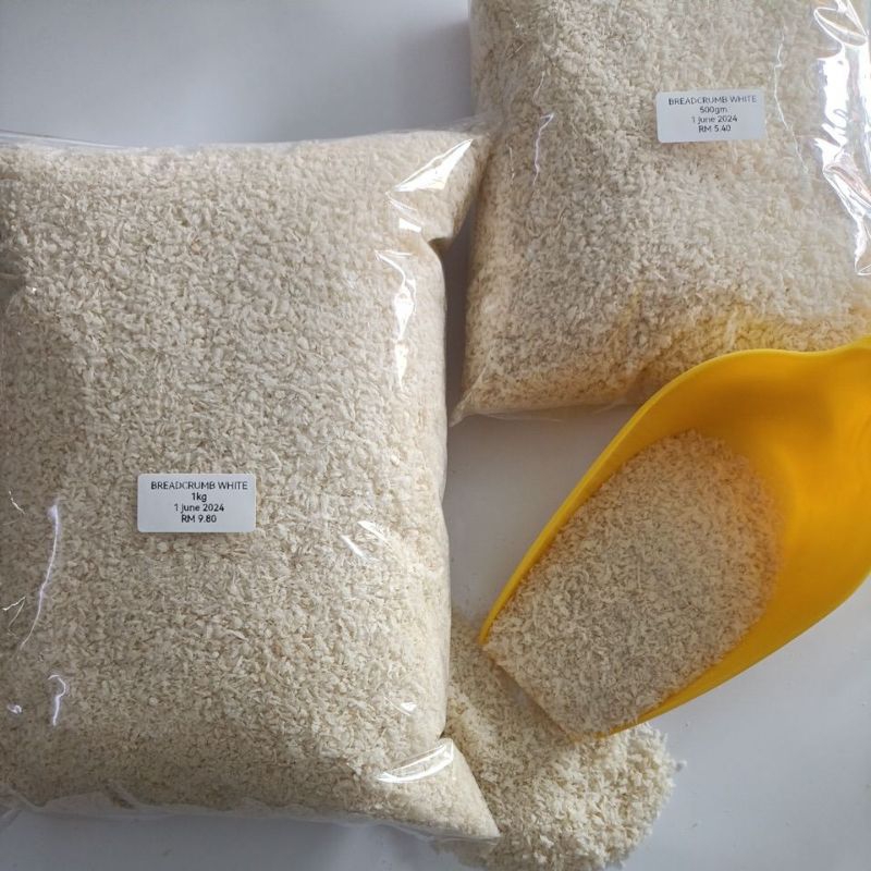 Bread Crumb Putih jenama Bon Chef / Serbuk Roti Putih / Panko | Shopee ...