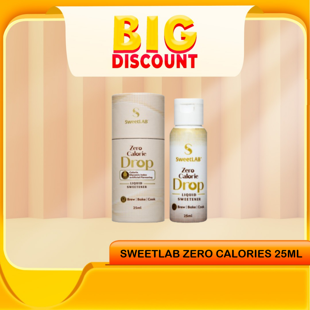 [100% Original][Halal] SweetLab Zero Calorie Drop Sweetener (25mL ...
