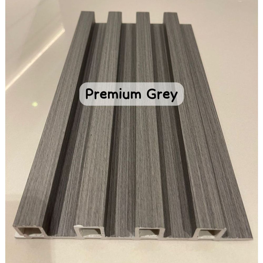 Fluted Wall Panel WPC and L Profile (1450x160mm-2pc) | Shopee Malaysia