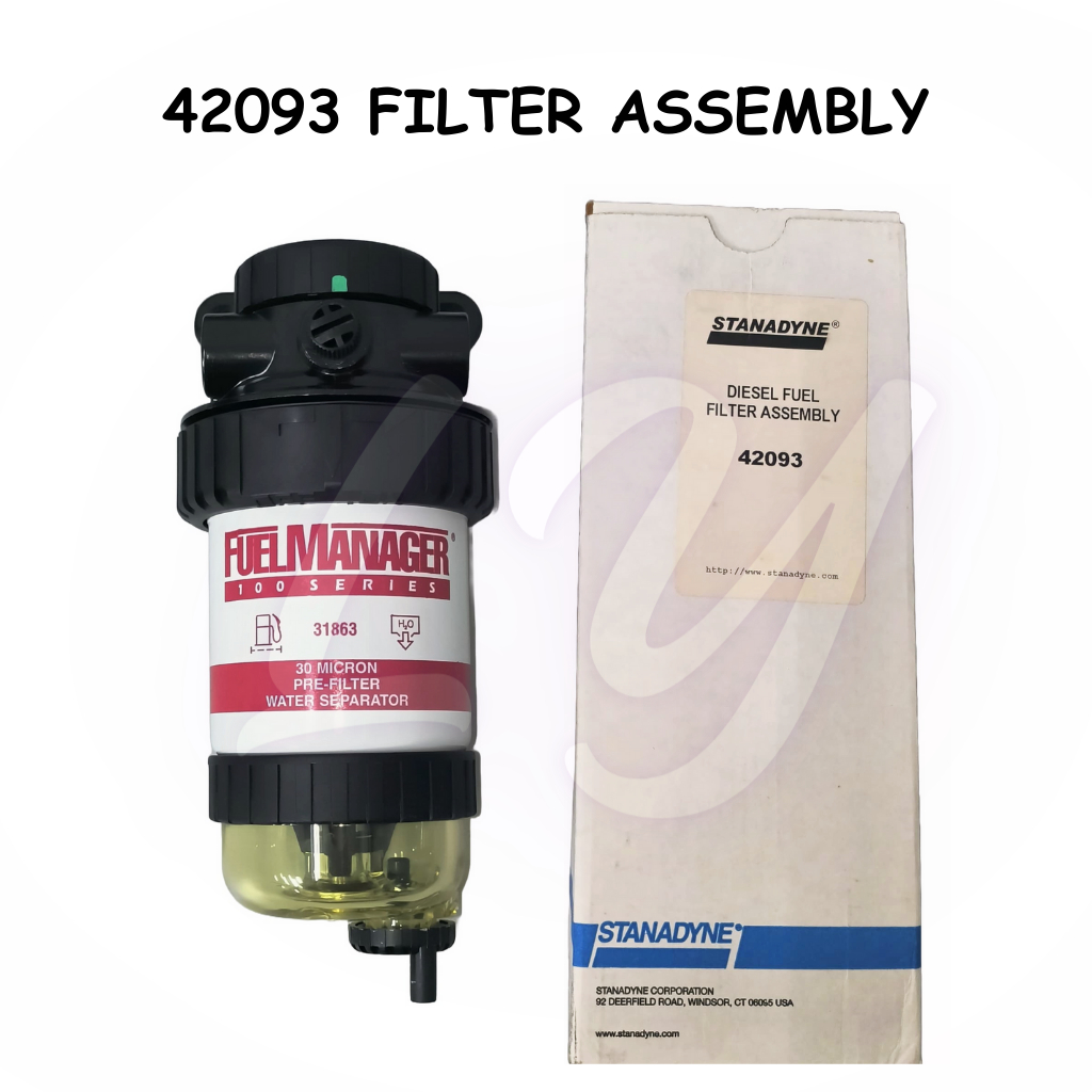 42093 Stanadyne Fuel Manager Replacement Diesel Filter Water Separator ...