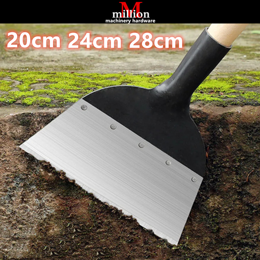 20cm 24cm 26cm 28cm Multifunctional Outdoor Garden Hoe Scraper Cleaning ...
