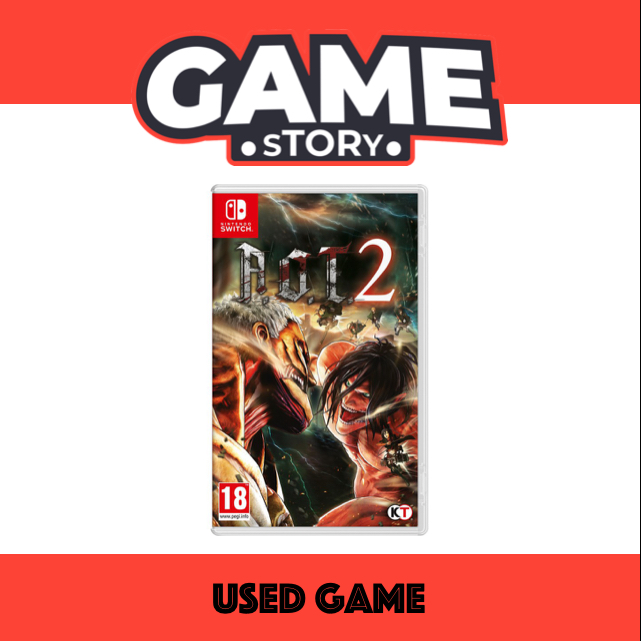 USED NS Attack On Titan 2 AOT 进击的巨人 Nintendo Switch Game | Shopee Malaysia