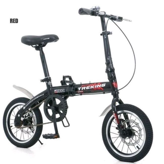 💯SIAP PASANG 💯 BASIKAL LIPAT 14 INCI WITH DISC BRAKES | FOLDING BIKE 14 ...