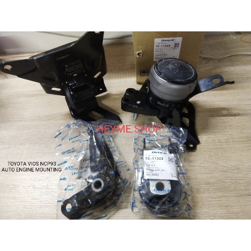 DENCO ENGINE MOUNTING TOYOTA VIOS NCP93 [2008~2012] (AT/AUTO) | Shopee ...