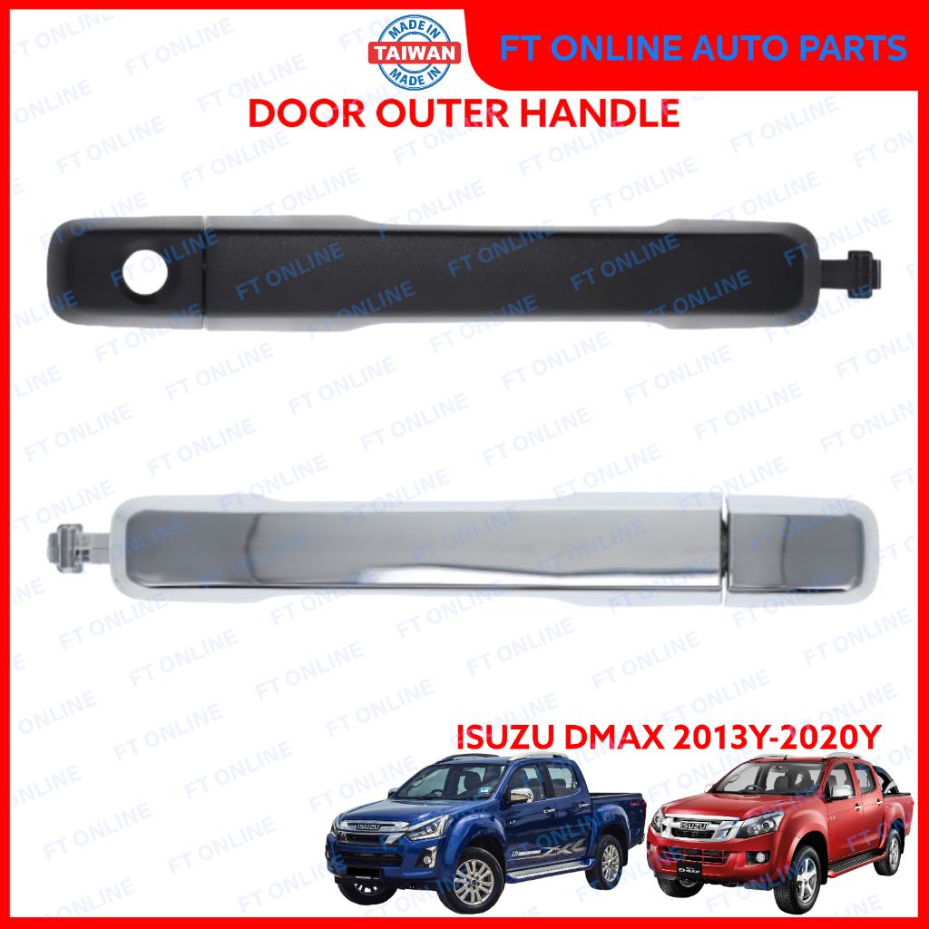 ISUZU D-MAX 2013-2020 RT50 RT85 TFR DOOR HANDLE OUTER EXTERIOR WITH CAP ...