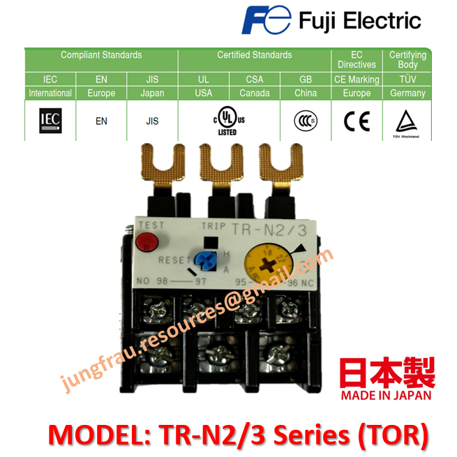 FUJI ELECTRIC Thermal Overload Relays: TR-N2/3 | Shopee Malaysia