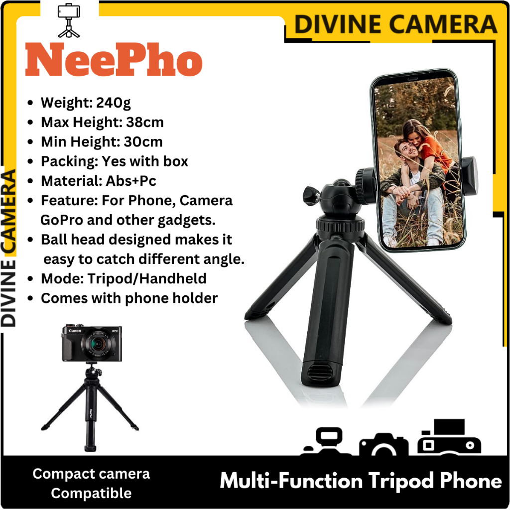 NeePho Holder for Phone Action Camera & Compact Camera | Shopee Malaysia
