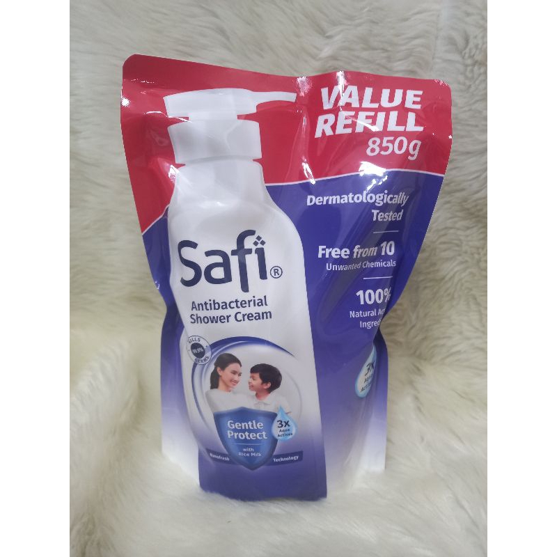 Safi Antibacterial Shower Cream Gentle Protect with rice milk 850g ...