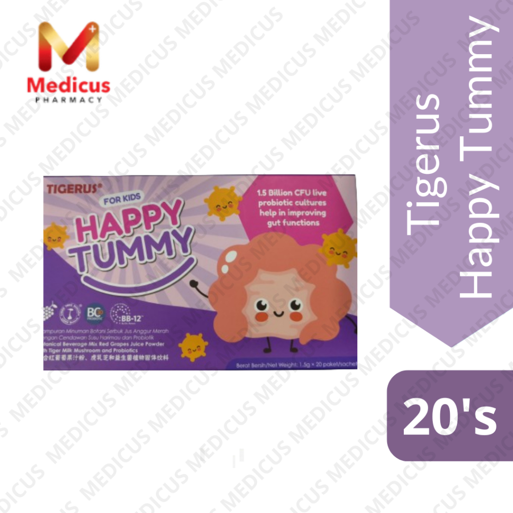 Tigerus Happy Tummy For Kids 1.5gx20's (Exp: 10/2026) | Shopee Malaysia