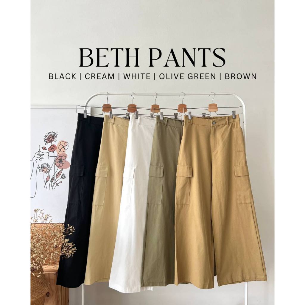 Beth Pants ( Stright Cut ) | Shopee Malaysia