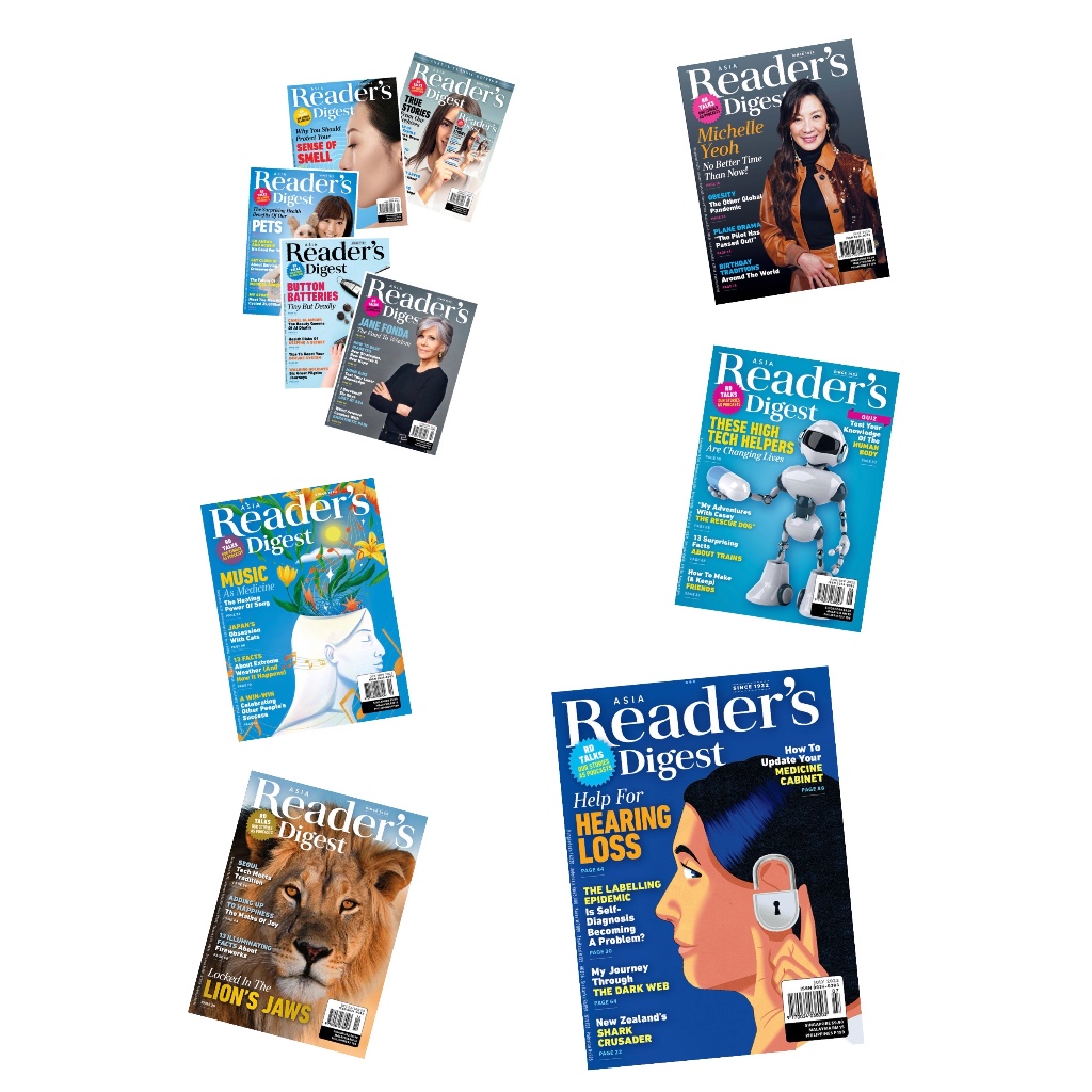 (e-Magazine) Reader's Digest Asia - English Edition, Full Year 2023 Collection | Shopee Malaysia
