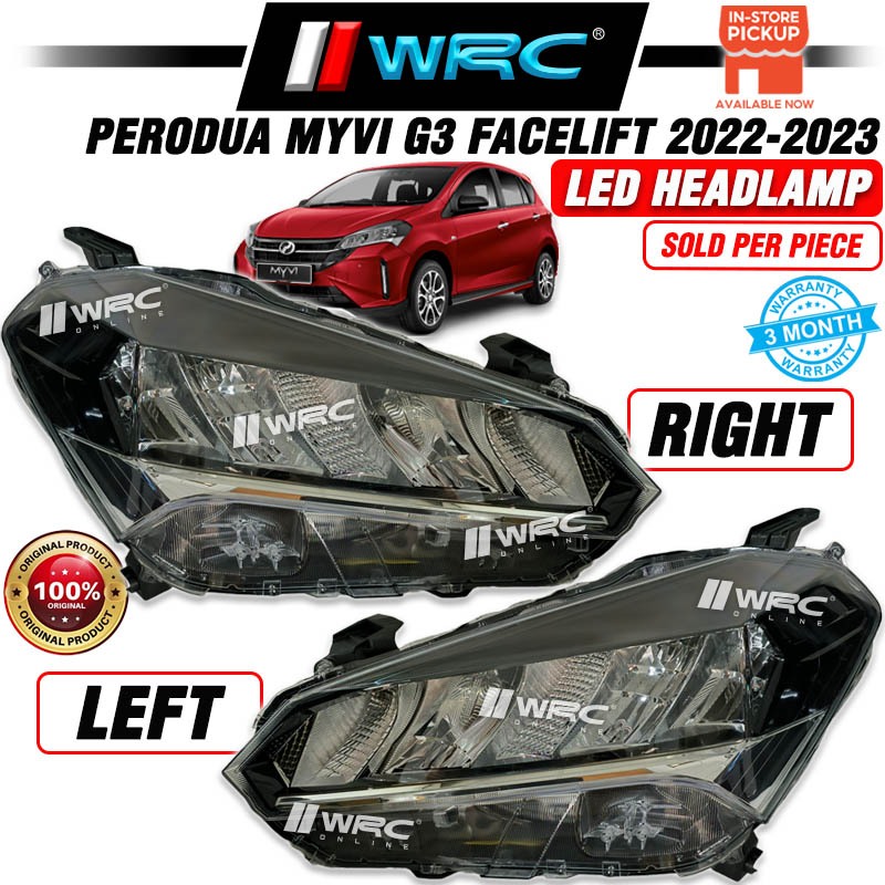 Perodua Myvi G3 Facelift 2022 - 2023 Koito Original Led Headlamp ( 1pc ...