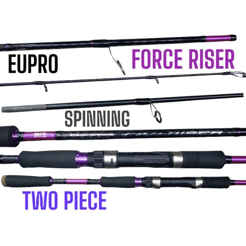 EUPRO FORCE RISER SPINNING FISHING ROD | Shopee Malaysia