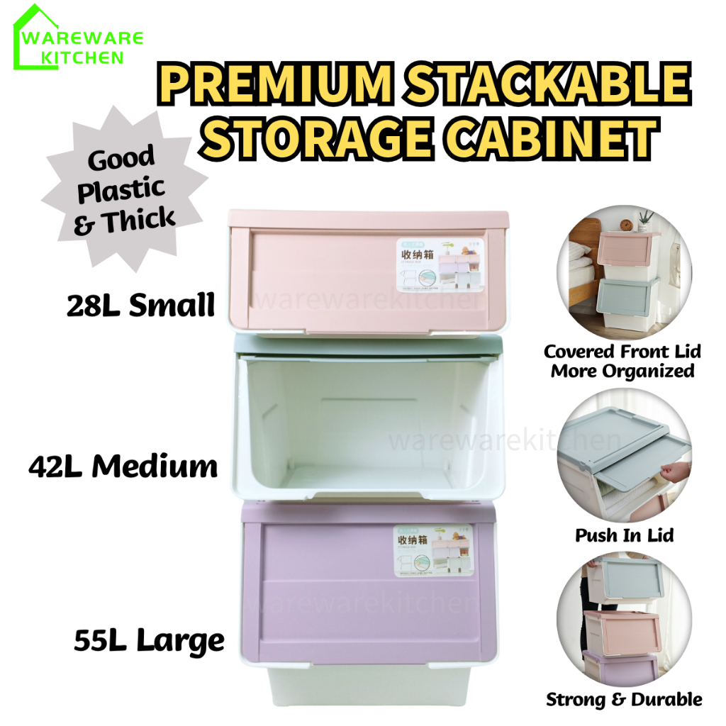 Stackable Storage Box/Home Organizer/Wardrobe Organizer/Kitchen Storage ...