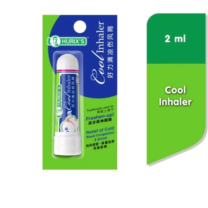 Hurix's Cool Inhaler Relief Of Cold Nasal Congestion 2ml ( exp 9 / 26 ...