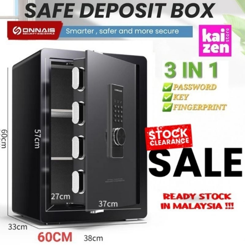 📣KAIZEN STORE MALAYSIA📣 Electronic Safe Box [60CM] Heavy Duty Anti ...