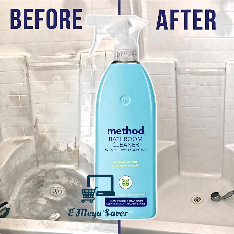 🇺🇲Method Shower, Tub & Tile Disinfecting Cleaner Eucalyptus Mint 828ml ...