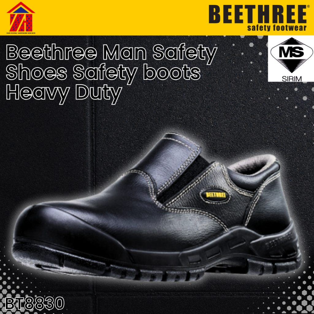 L MALL Beethree Man Safety Shoes Safetyboots Kasut Keselamatan Heavy ...