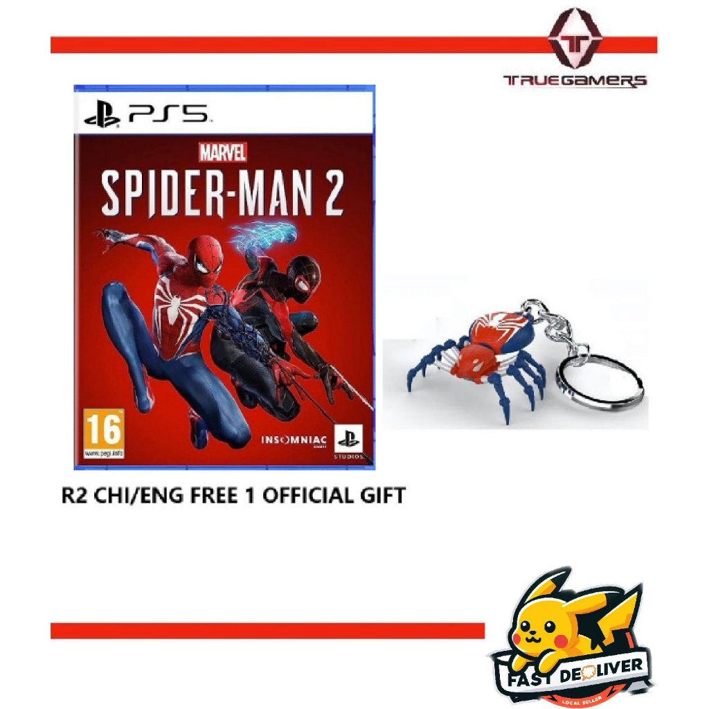PS5 Marvel Spiderman 2 Spider Man Standard Edition - R2 | R3 CHI/ENG | Shopee Malaysia