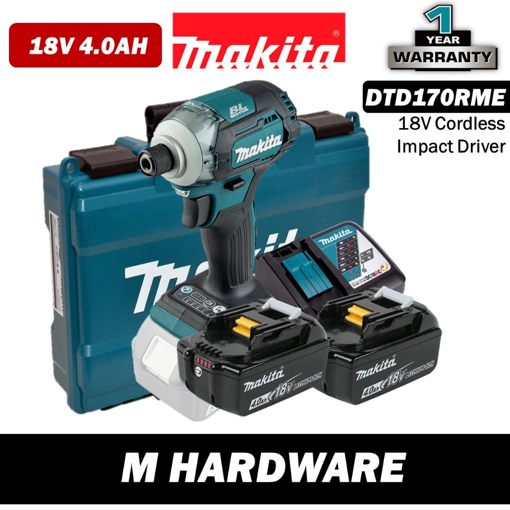 MAKITA DTD171 [ DTD171RME / DTD171RFE / DTD171Z ] 18V CORDLESS Impact Driver | Shopee Malaysia