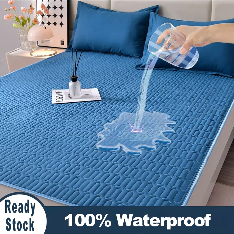 100% Waterproof Mattress Protector Cover Single/Queen/King Cadar Cadar ...