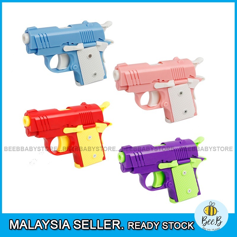 3D Mini Model Toy Gun Pistols Decompression Gravity Carrot Pistol Toys ...