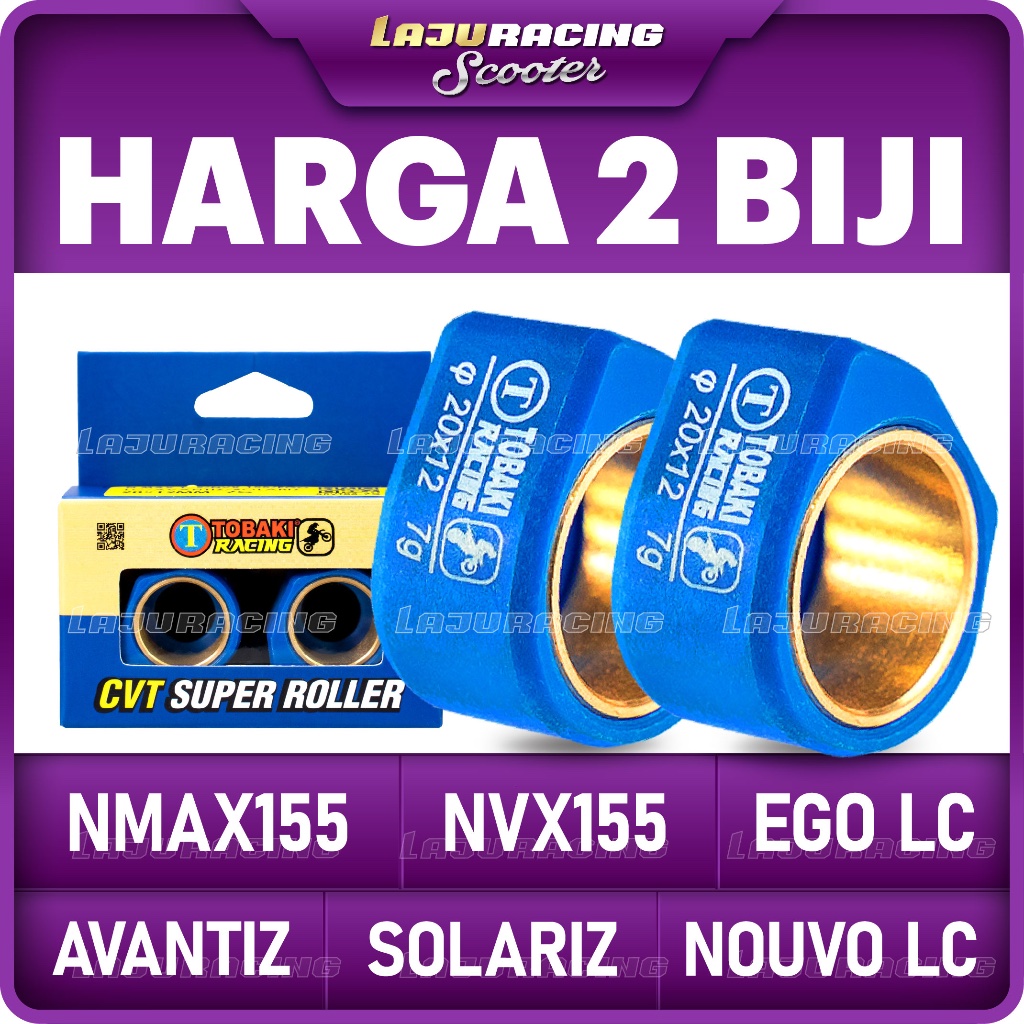 TOBAKI Super CVT Roller NVX155 NMAX155 EGO NOUVO LC AVANTIZ SOLARIZ 7G 8G 9G 10G 11G 12G 13G 14G ...