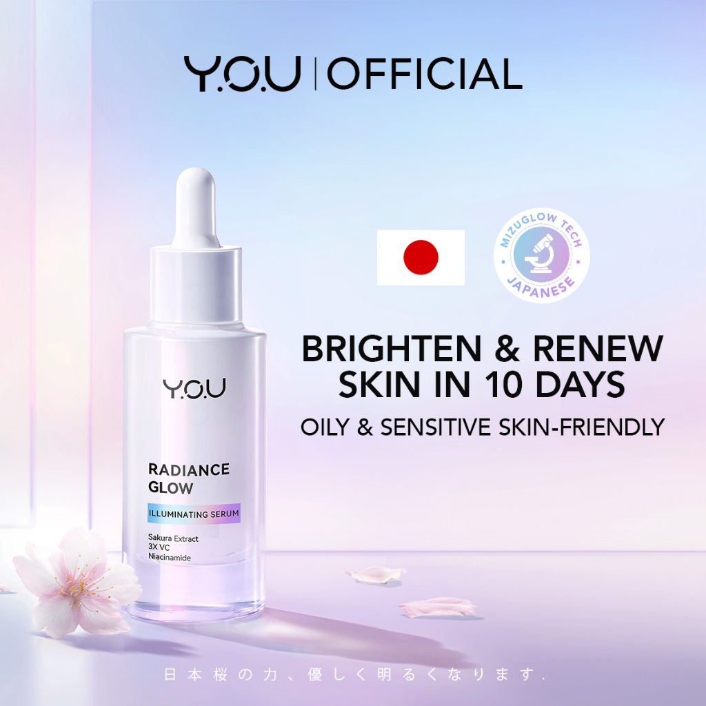 YOU Radiance Glow Illuminating Serum with Sakura Extract Bisabolol ...