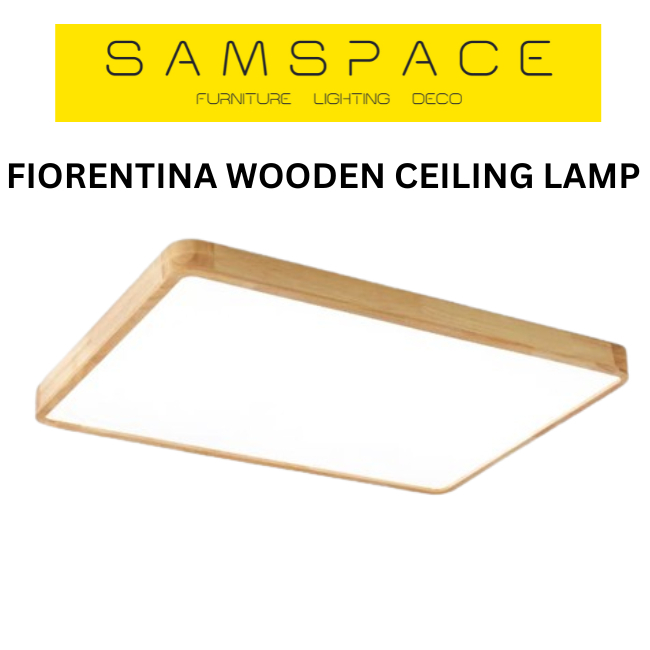 Log Living Room Ultra-Thin Solid Steel Casing Ceiling Lamp Simple ...