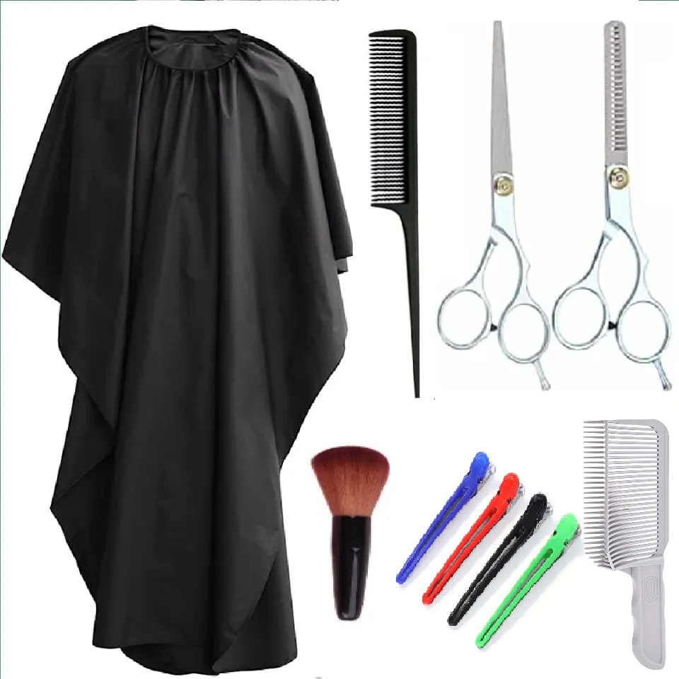 10pcs Set Japan Professional Hair Cutting Gunting Rambut Shears Barber ...