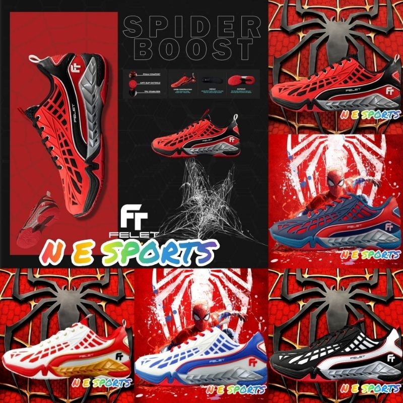 FELET SPIDER BOOST BADMINTON SHOES RM189.99 | Shopee Malaysia