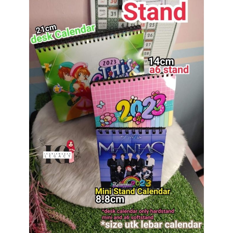 2025 stand calendar customade calendar | Shopee Malaysia