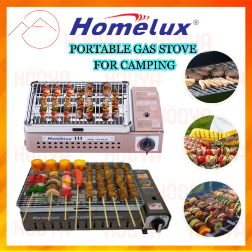 HOMELUX HPB-8008B Portable Dapur Gas Cooker Stove 2 IN 1 Infrared ...