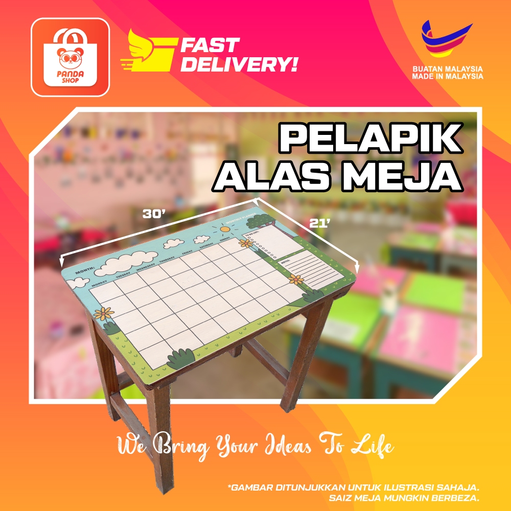 ALAS LAPIK MEJA | TABLE DESK WRAP COVER 2024 | Shopee Malaysia