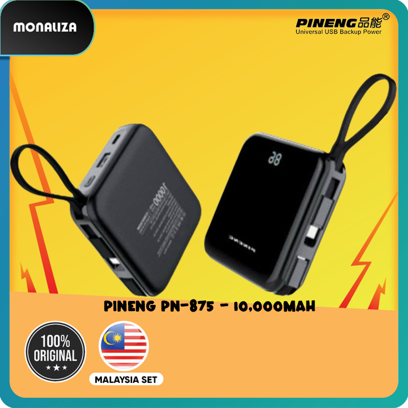 Pineng Powerbank PN-875 -10,000mAh | Shopee Malaysia