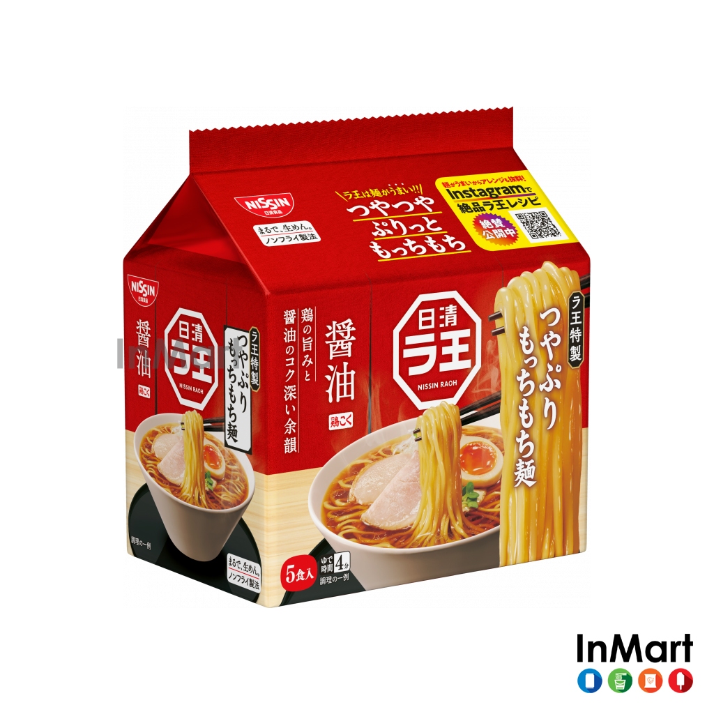 Nissin Raoh Ramen Shoyu 101g x5 日清 拉面王 酱油味 | Shopee Malaysia