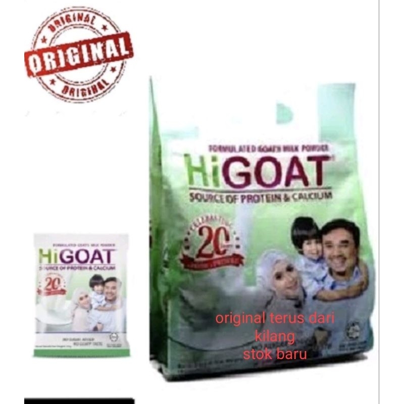 hr higoat susu kambing 15x21gm original dari kilang ada qrcode | Shopee ...