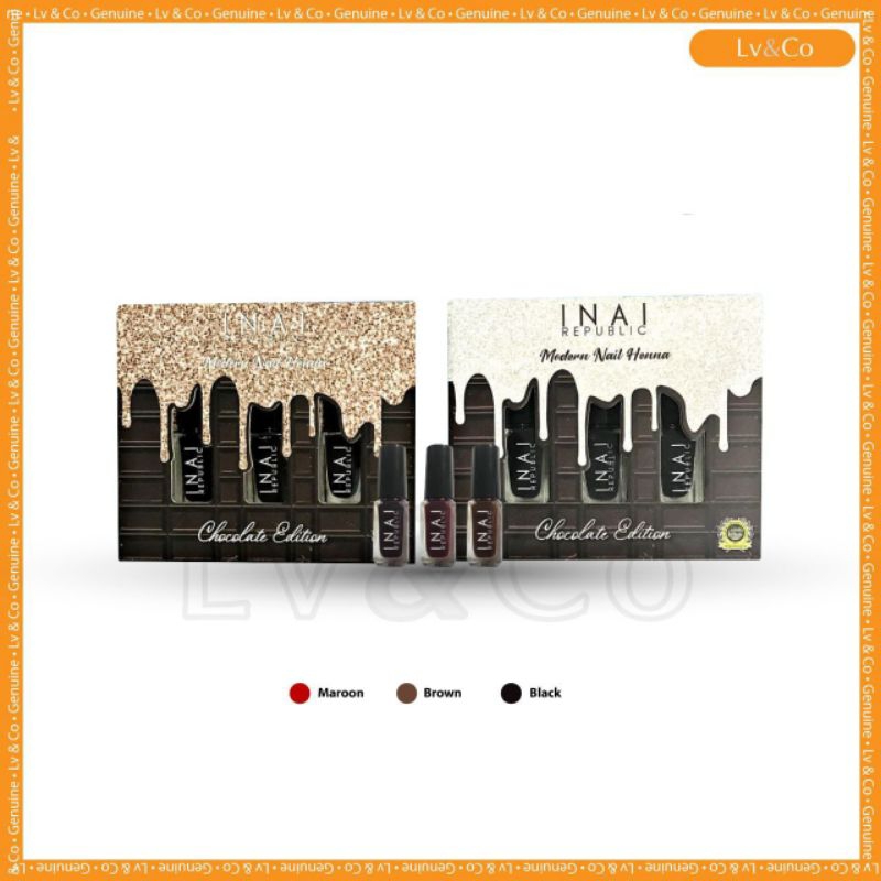 INAIREPUBLIC CHOCLATE EDITION Ready Stock Inai Raya Inai Cantik Inai ...
