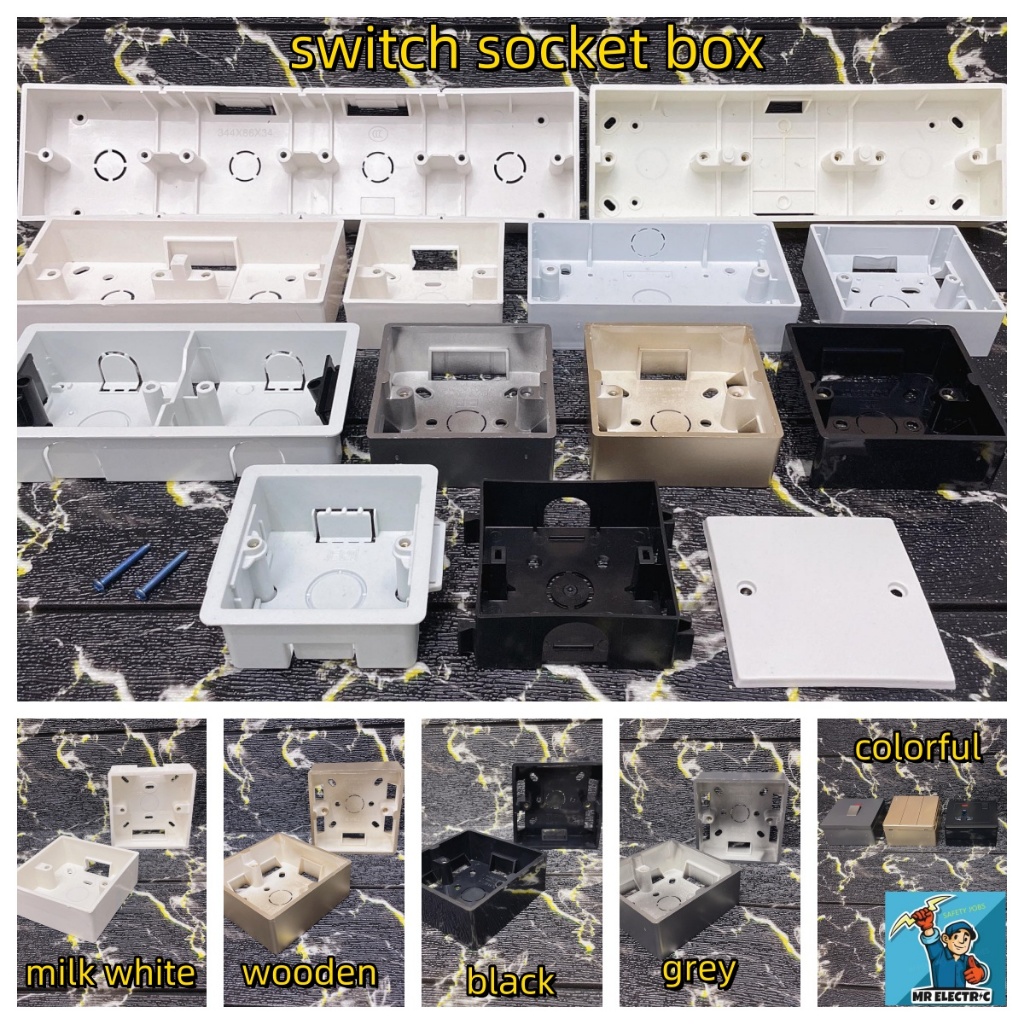 nut box base cover for plug socket / switches socket pvc surface ...