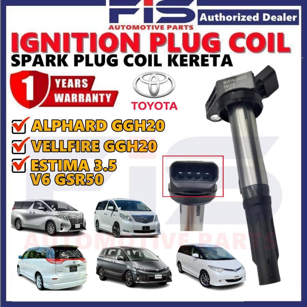 FIS Car Ignition Coil Plug Toyota Alphard GGH20 Vellfire GGH20 Estima 3 ...