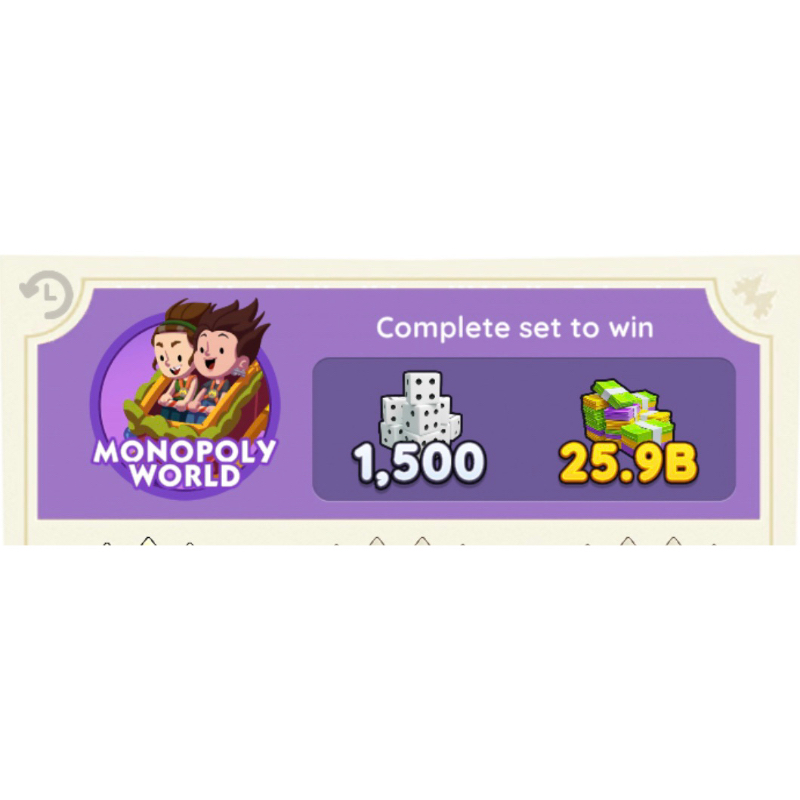 Monopoly World Collection Sticker Monopoly go New season | Shopee Malaysia