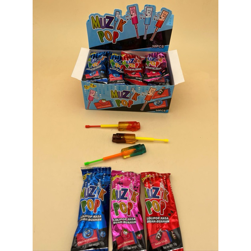 🔥Ready Stock🔥QeQe Muzik Pop Candy 30pcs [Halal] | Shopee Malaysia