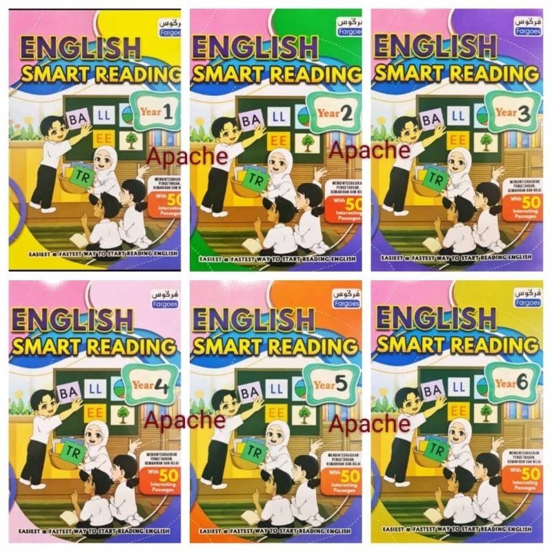 English Smart Reading YEAR 1 - YEAR 6 [Fargoes] | Shopee Malaysia