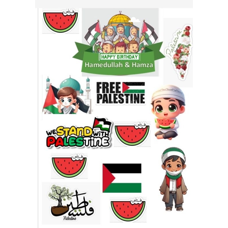 Palestine Topper Free Palestine cake | Shopee Malaysia