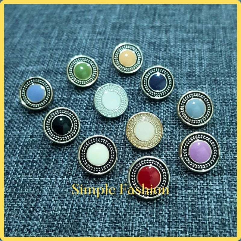 (6pcs) Butang Baju Kurung / Butang Baju Melayu / Fancy Button | Shopee ...