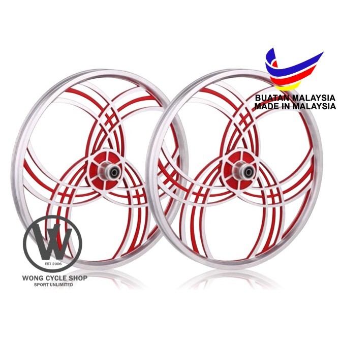Alloy Sport Rim Bicycle 20inch Basikal Dan BMX (Sepasang) Buatan ...