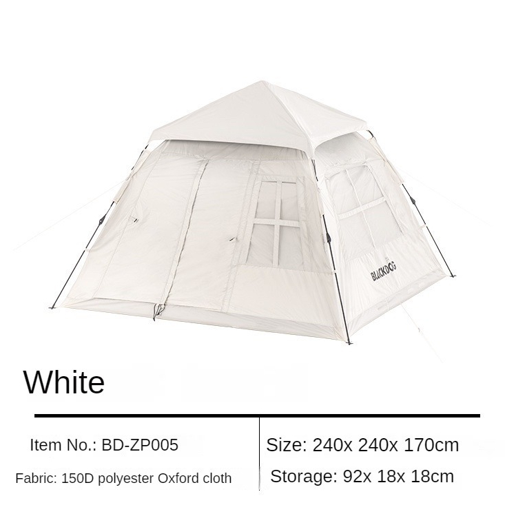 [ COD READY STOCK ] BLACKDOG Auto Tent WaterProof Rainproof khemah ...