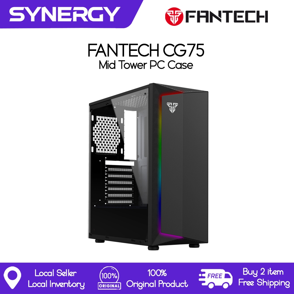 Fantech Desktop Case CG75 RGB Mid Tower Desktop Case | Shopee Malaysia